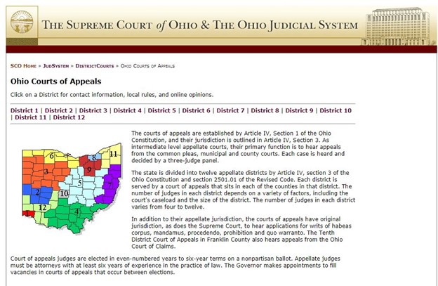 The Ohio Supreme Court Website: A Treasure Trove of Resources